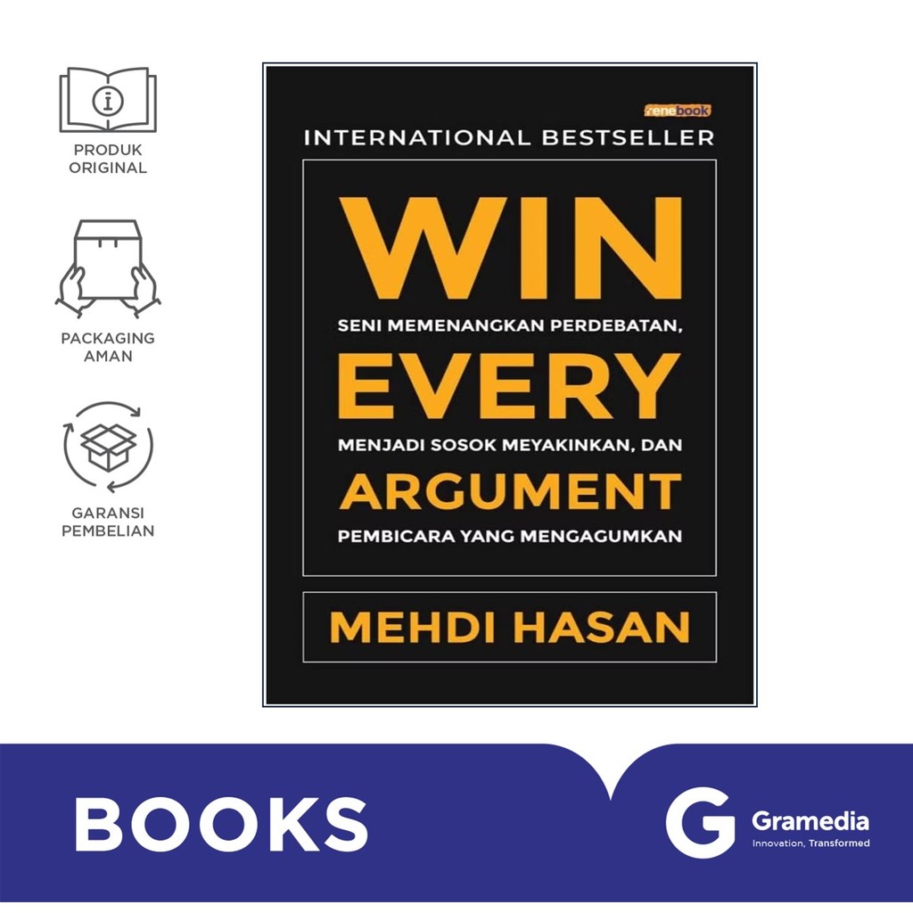 Jual Win Every Argument ( Mehdi Hasan ) | Shopee Indonesia