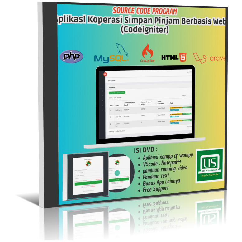 Jual Source code lengkap Koperasi Simpan&Pinjam Berbasis Web | Shopee Indonesia