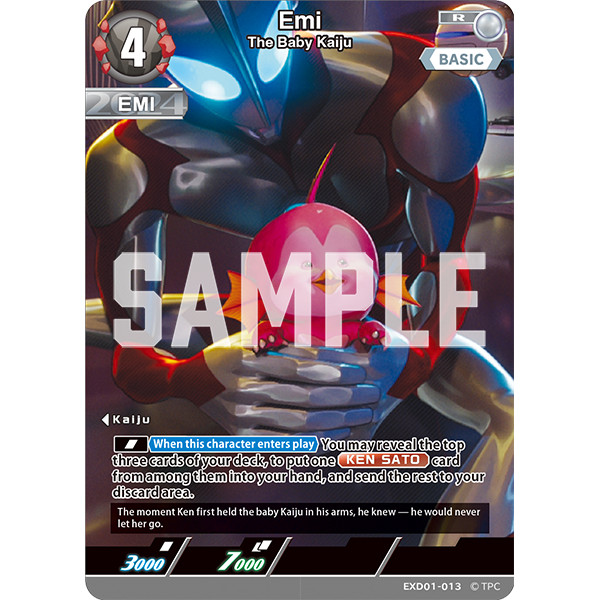 Jual Ultraman Card Game Emi, The Baby Kaiju EXD01-013 R | Shopee Indonesia