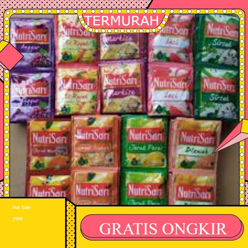 Jual Nutrisari per pack isi 40 sachet | Shopee Indonesia