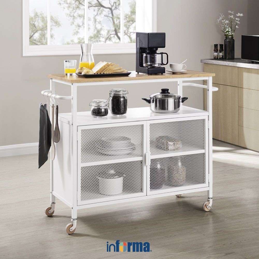 Jual Informa Finch Rak Troli Dapur - Putih Tempat Penyimpanan ...