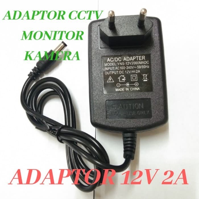 Jual Adaptor 12V 2A untuk Kamera CCTV & DVR Hikvision, Dahua, HiLook ...