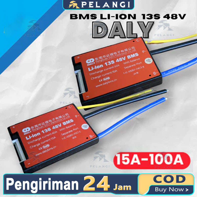 Jual MS Baterai Lithium Iron Phospate Lifepo4 4S 12V DALY 200Ah/ BMS LiFePO4 4S 8S 16S 20S 50A ...