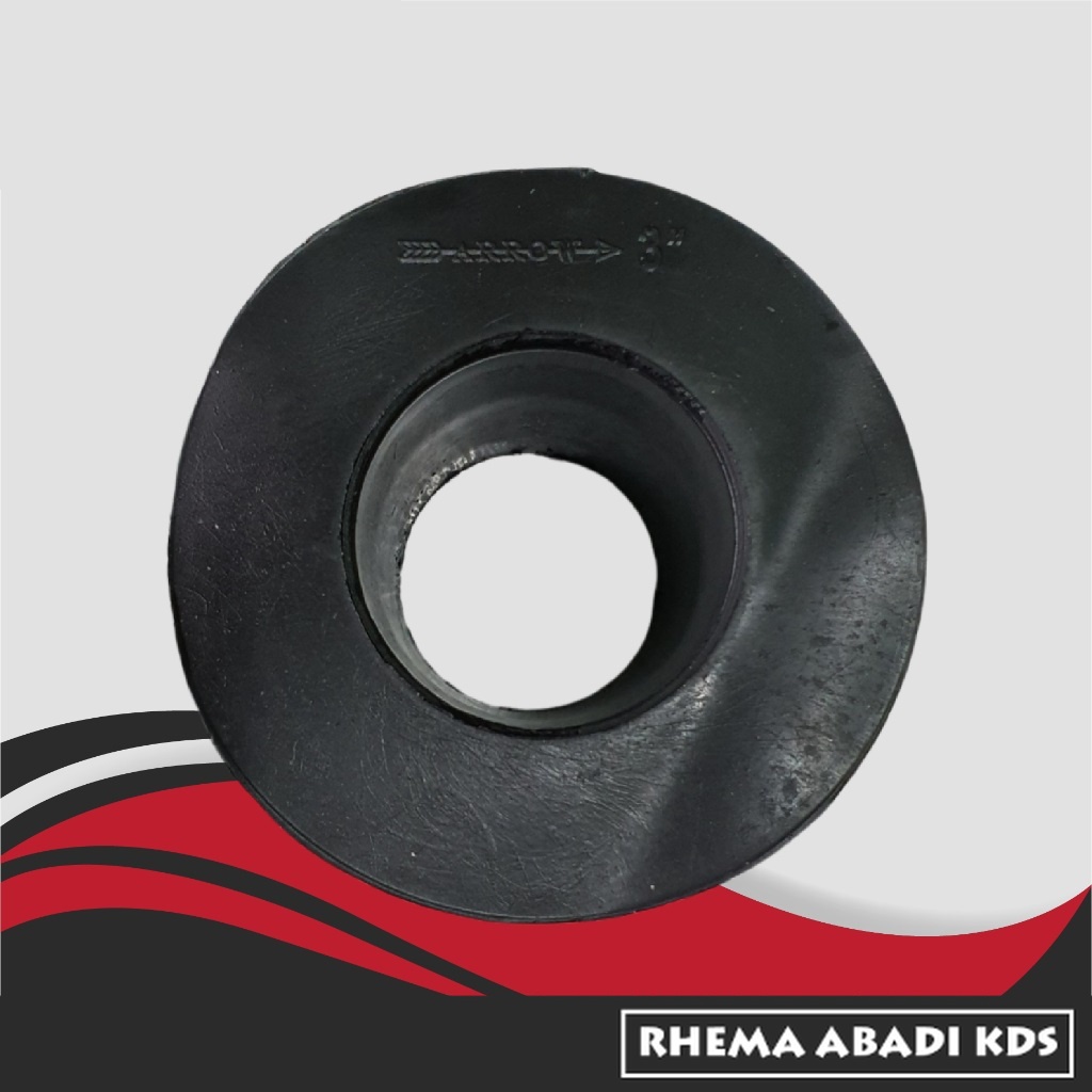 Jual Fitting Sambungan Pralon Pipa Pvc - Corong Karet Talang Air Hitam ...