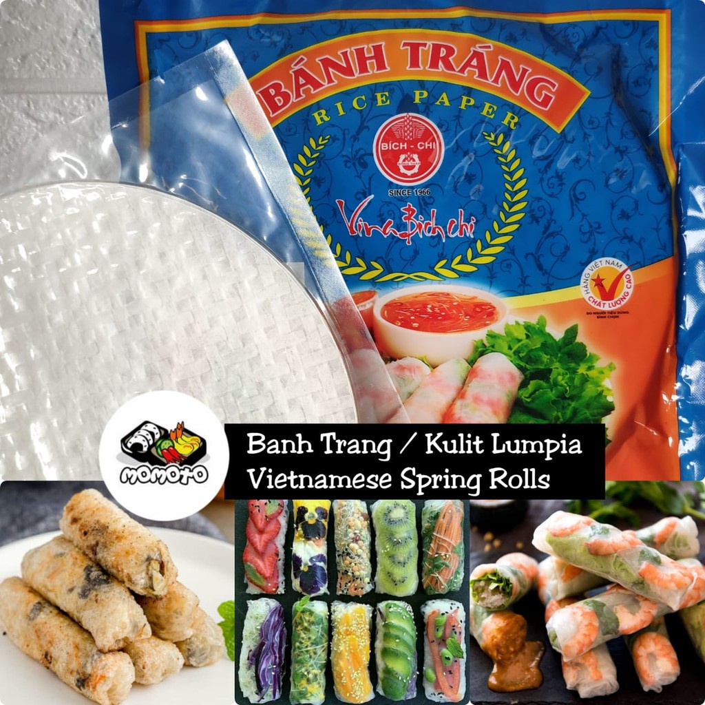 Jual Banh Trang Rice Paper 22 cm 5 lembar / Kulit Lumpia Vietnam ...