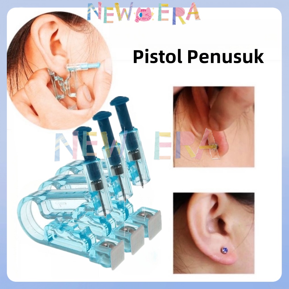 Jual NewEra Tindik Telinga Steril 1x Pakai Disposeable Jarum Pelubang ...