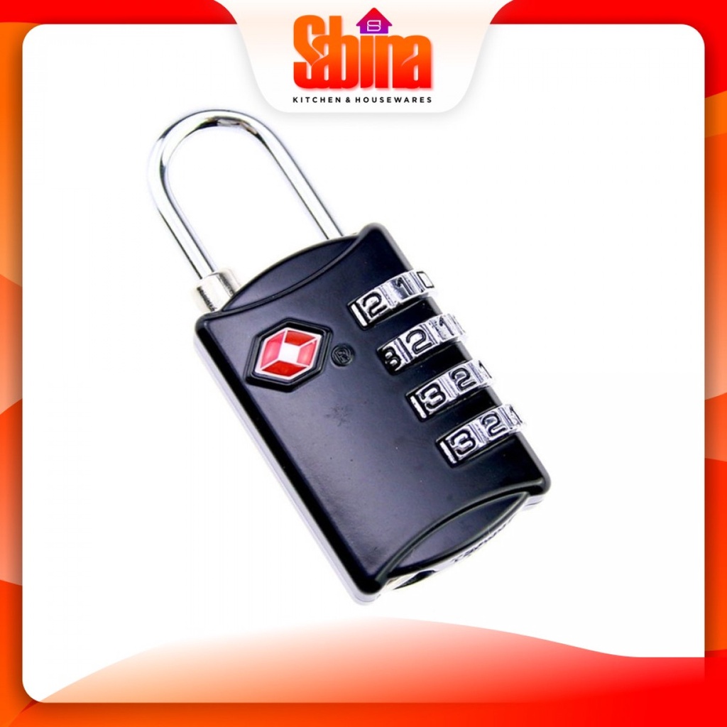 Jual Gembok Koper Tas 4 Digit Password Angka TSA Lock Suitcase Luggage ...