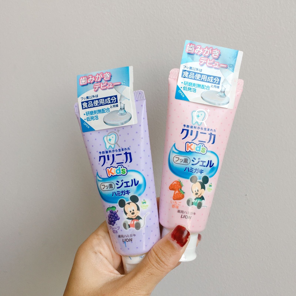 Jual PASTA GIGI ANAK GEL TOOTHPASTE KIDS CLINICA LION JAPAN 60g ...