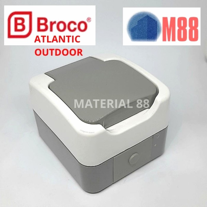 Jual Stop Kontak BROCO ATLANTIC Outdoor Heavy Duty Colokan Kabel Tutup ...