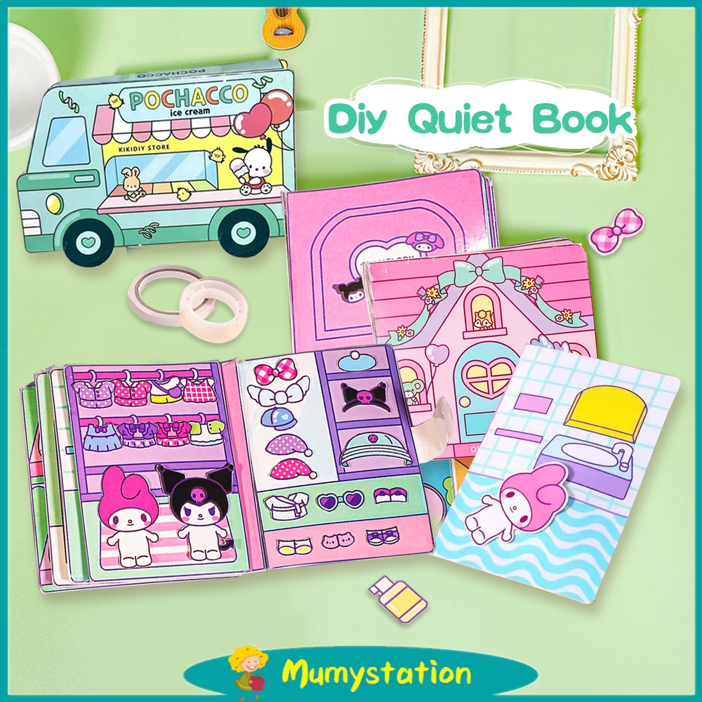 Jual Mumystation Buku Quiet Book Melody Kuromi Sanrio DIY Mainan ...