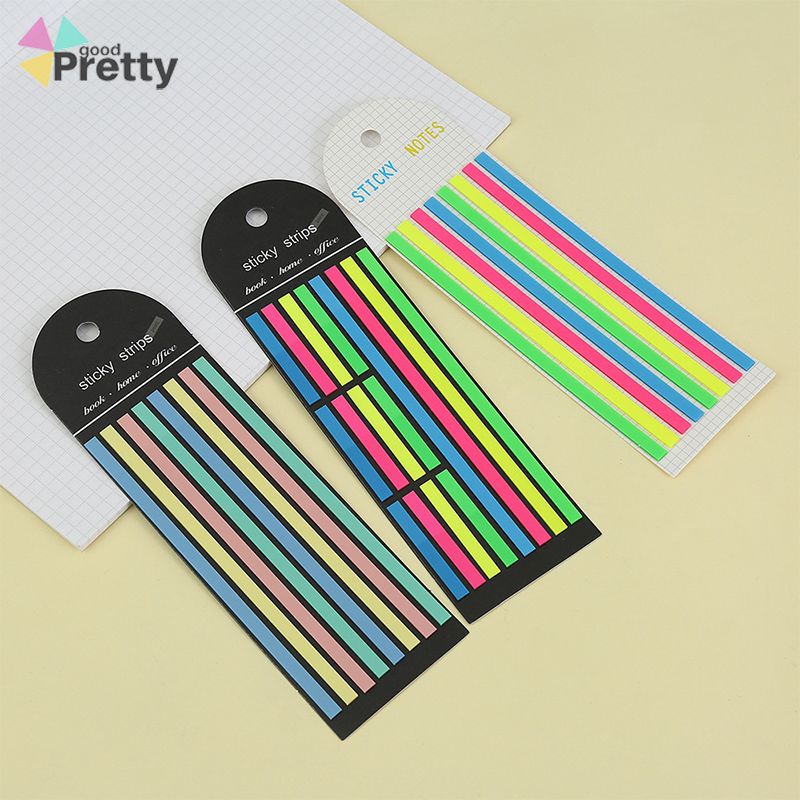 Jual 160 Lembar STRIP Transparan Sticky Note / Transparent Highlighter ...