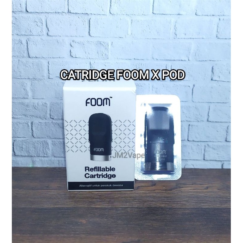 Jual Spare Catridge Foom X Device Pod 0.8 ohm Refillable | Shopee Indonesia