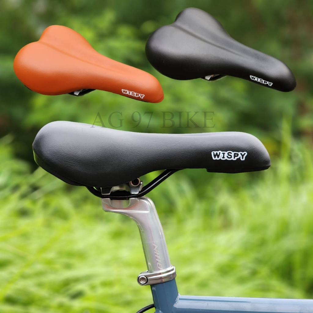 Jual Sadel Sepeda Wispy Saddle Classic Model Kulit Empuk Jok Sepeda ...