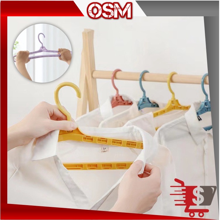 Jual OSM - H6006 Gantungan Baju 1pcs / Gantungan Pakaian / Hanger ...