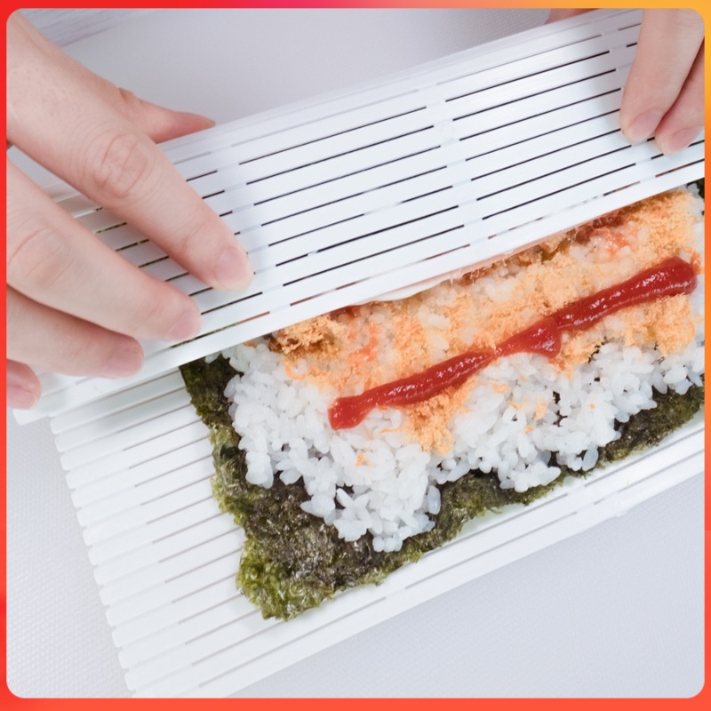 Jual 【Cetakan sushi】 DIY Easy Sushi Roller Mats Washable Reusable Sushi ...