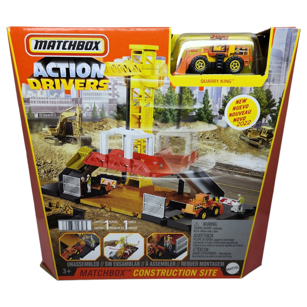 Jual Matchbox Action Driver Construction Site Set | Shopee Indonesia