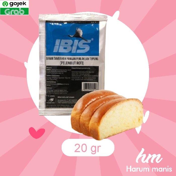 Jual Ibis Blue Pelembut Roti / Bread Improver Sachet 20g | Shopee Indonesia