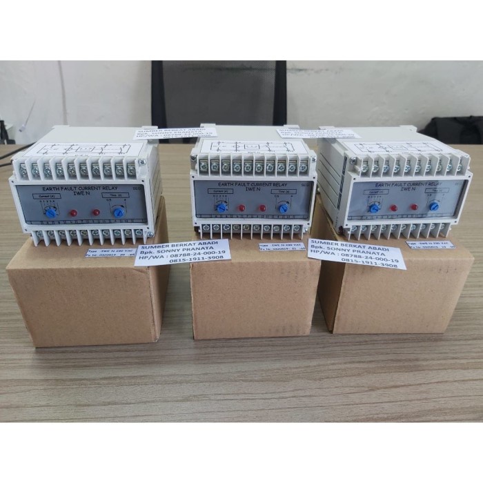 Jual SEG IWE N 230 VAC EARTH FAULT CURRENT RELAY IWEN 230 SEG IWE-N-230 ...