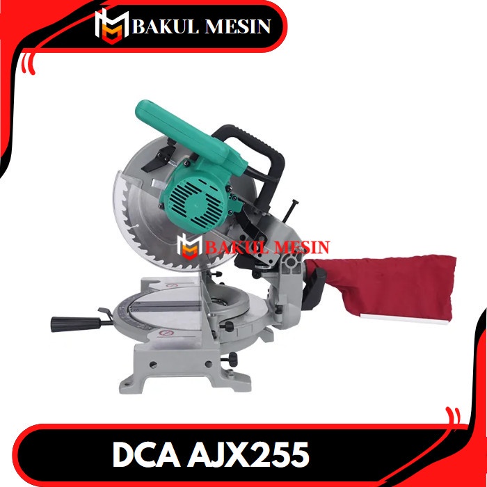 Jual mitre saw 10 inch Mesin Gergaji Potong Aluminium DCA AJX255 | Shopee Indonesia
