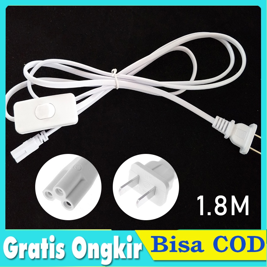 Jual Soket Fitting Konektor Lampu Panjang T5 T8 Kabel Sambungan 3