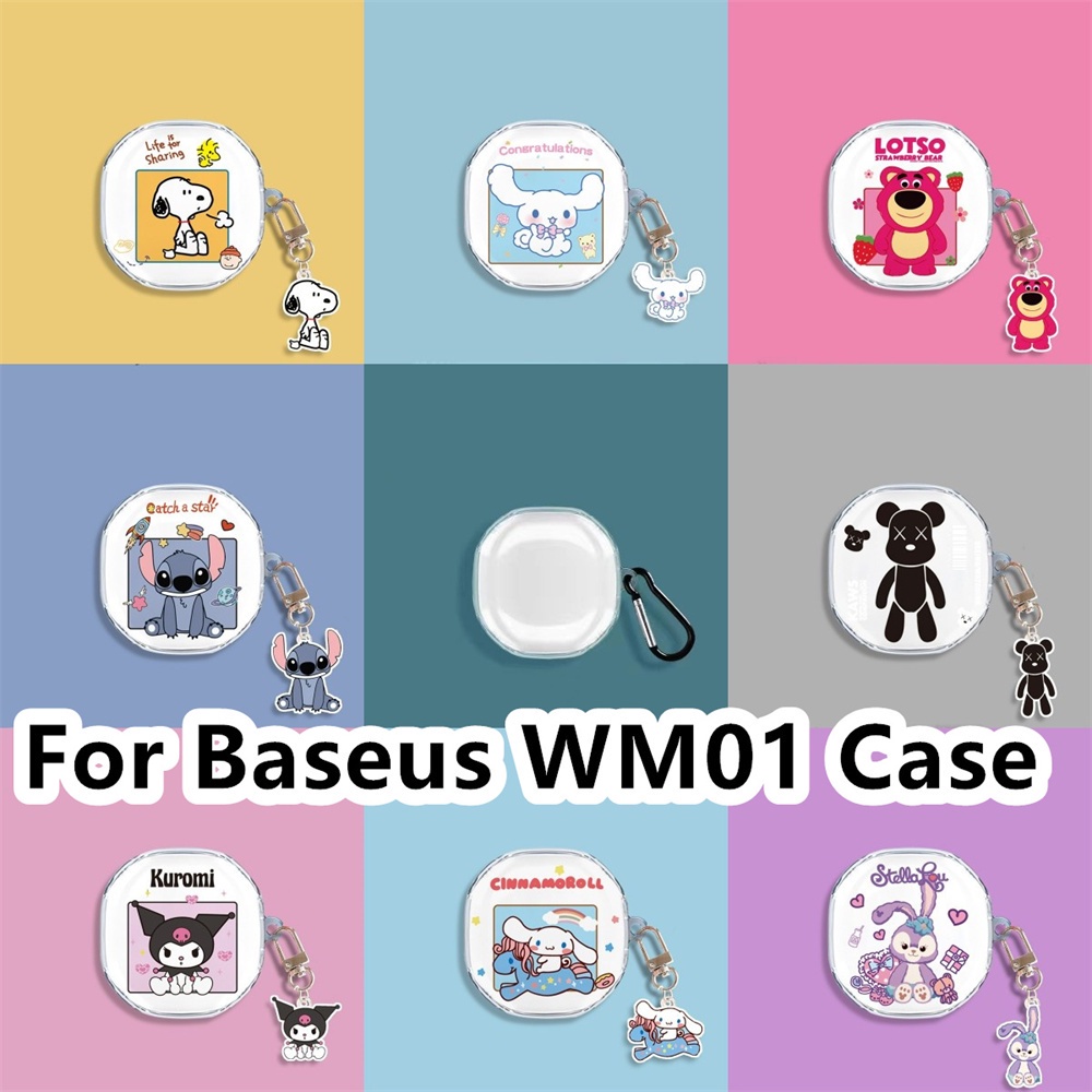 Jual 【distinctive】Untuk Baseus WM01 Case transparan Beruang stroberi ...