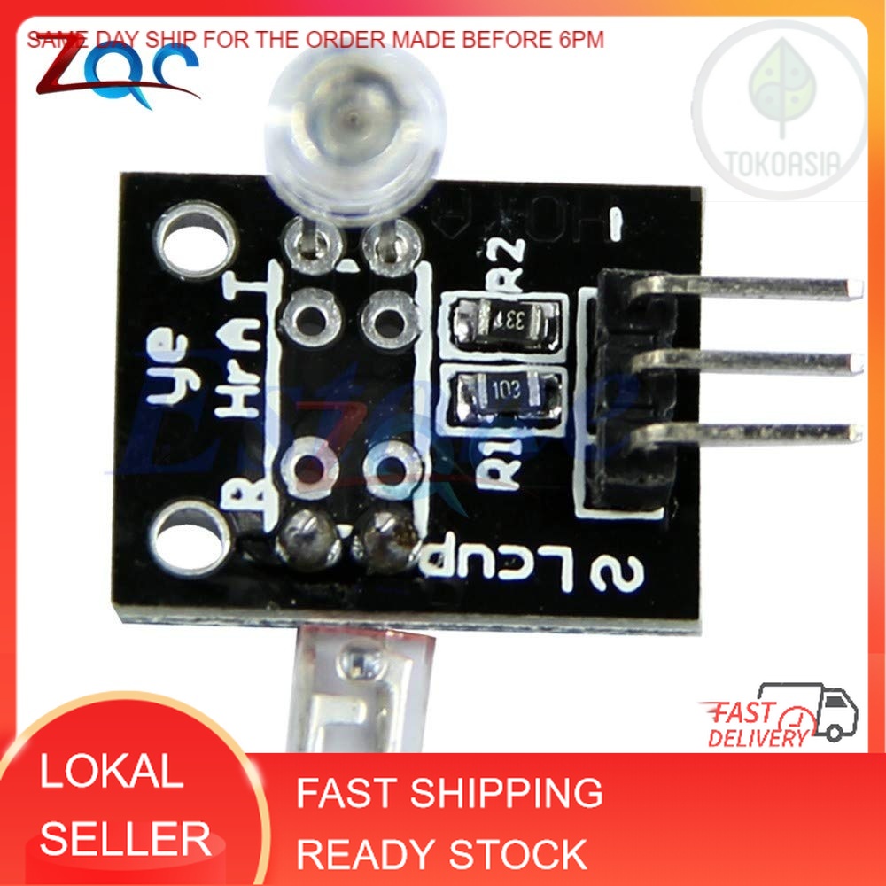 Jual (Local Stock) KY039 Sensor Finger Heartbeat Measurement Sensor Module for Arduino Finger ...