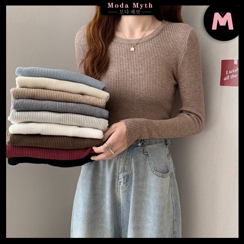 Jual MODAMYTH M07 - Baju Atasan Wanita Baju Lengan Panjang Wanita Lengan Panjang Wanita Korea ...