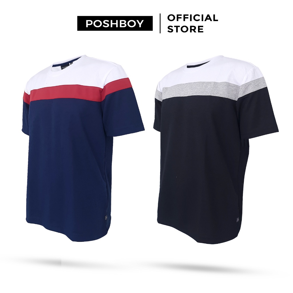 Jual POSHBOY Kaos Lengan Pendek Pria Size S-XXL Asahi Modern Classic Polyester OF-77S-3LN ...