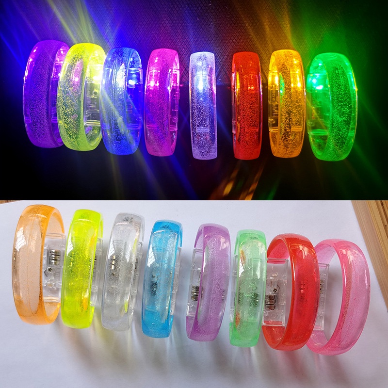 Jual COD ️Gelang LED Neon Gelang Bercahaya Gelang Festival Musik ...