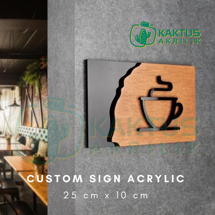 Jual custom sign ruang akrilik papan nama 25 cm x 10 cm | Shopee Indonesia
