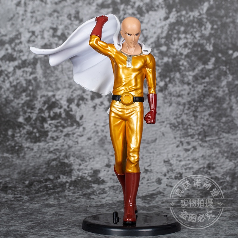 Jual SHP-JF Action Figure One Punch Man Saitama Recast ( Jubah Kena Cat ...