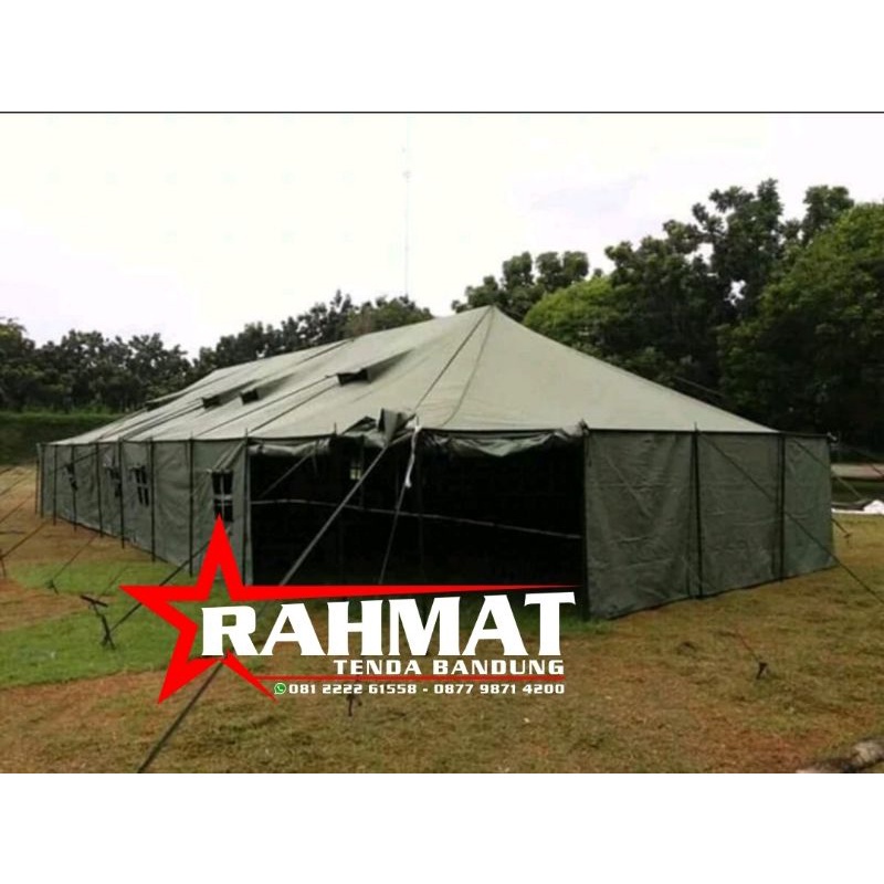 Jual Tenda Posko multifungsi tenda darurat peleton komando siaga kap 50 ...
