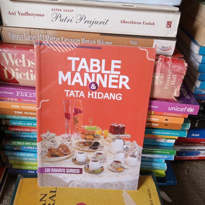 Jual ORI BUKU TABEL MANNER DAN TATA HIDANG | Shopee Indonesia