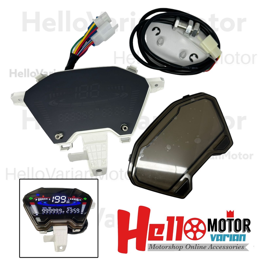 Jual Speedometer VARIO DIGITAL LED WARNA VARIO 125 / 150 / 160 NEW ...