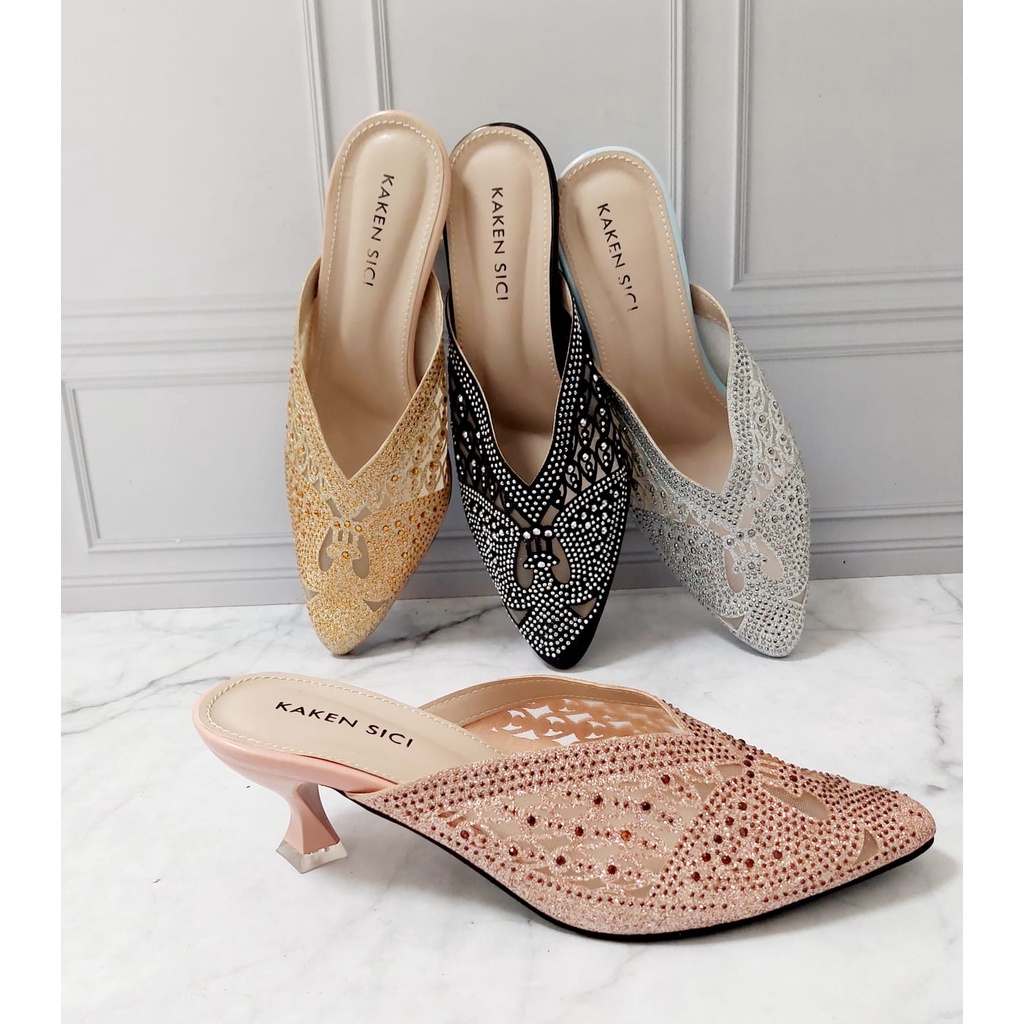 Jual SEPATU PESTA,SEPATU SANDAL ,BUSTONG HEEL PAYET KS029 MARINI HAK ...