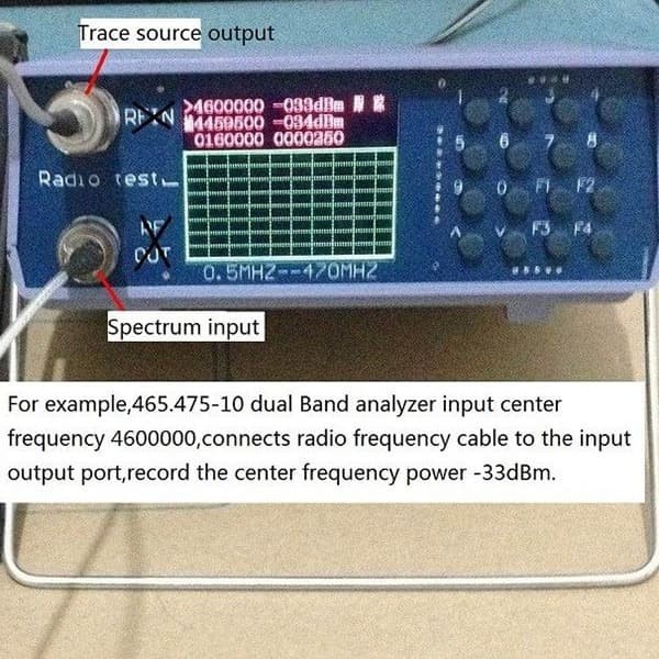 Jual U/V UHF VHF dual band spectrum analyzer with tracking | Shopee ...