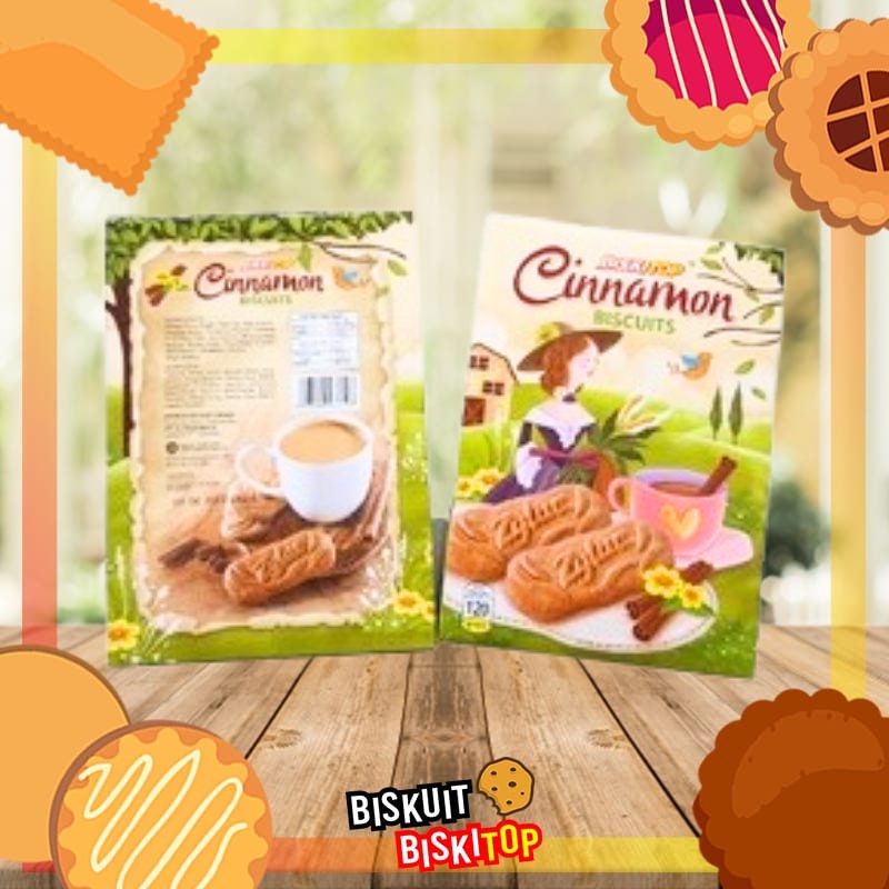Jual B.BISKITOP - CINAMON 120g Rasa Kayu Manis Biskuit Anak Cemilan ...
