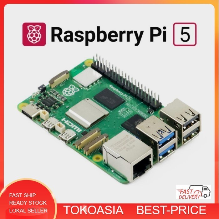 Jual Raspberry Pi 5 model B RAM 4GB | Shopee Indonesia