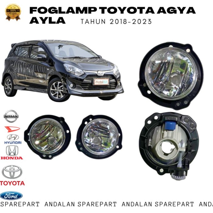 Jual Foglamp Avanza Xenia Rush Terios Calya Sigra Agya Ayla Merek Koito - Kanan (R) | Shopee ...