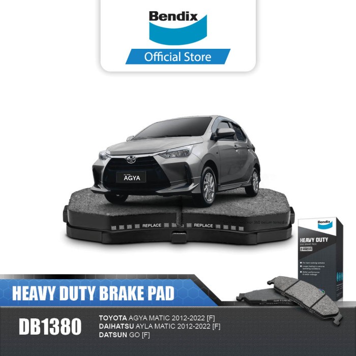 Jual Bendix Kampas Rem Depan Brake Pad Mobil Ayla Matic 2012-22 DB1380HD | Shopee Indonesia