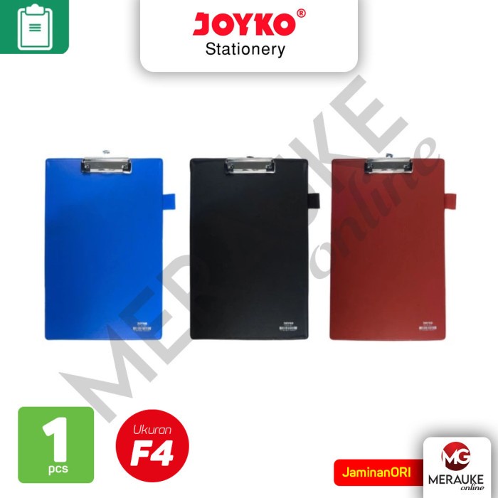 Jual Clipboard / Papan Jalan / Alas Ujian Ukuran F4 JOYKO CLB-61 ...