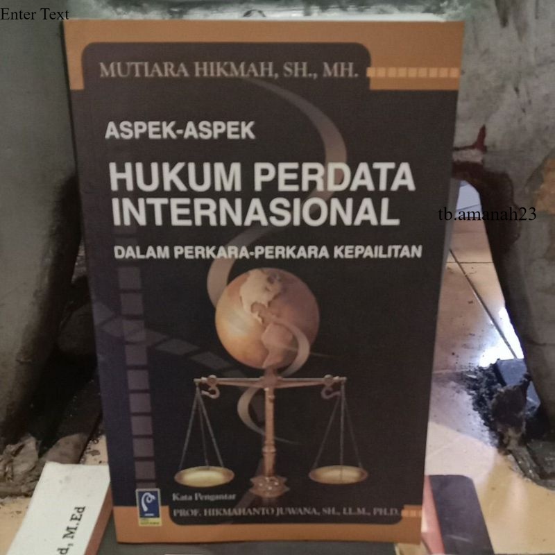 Jual Buku Aspek-aspek Hukum Perdata Internasional By Prof. Hikmahanto Juwana | Shopee Indonesia
