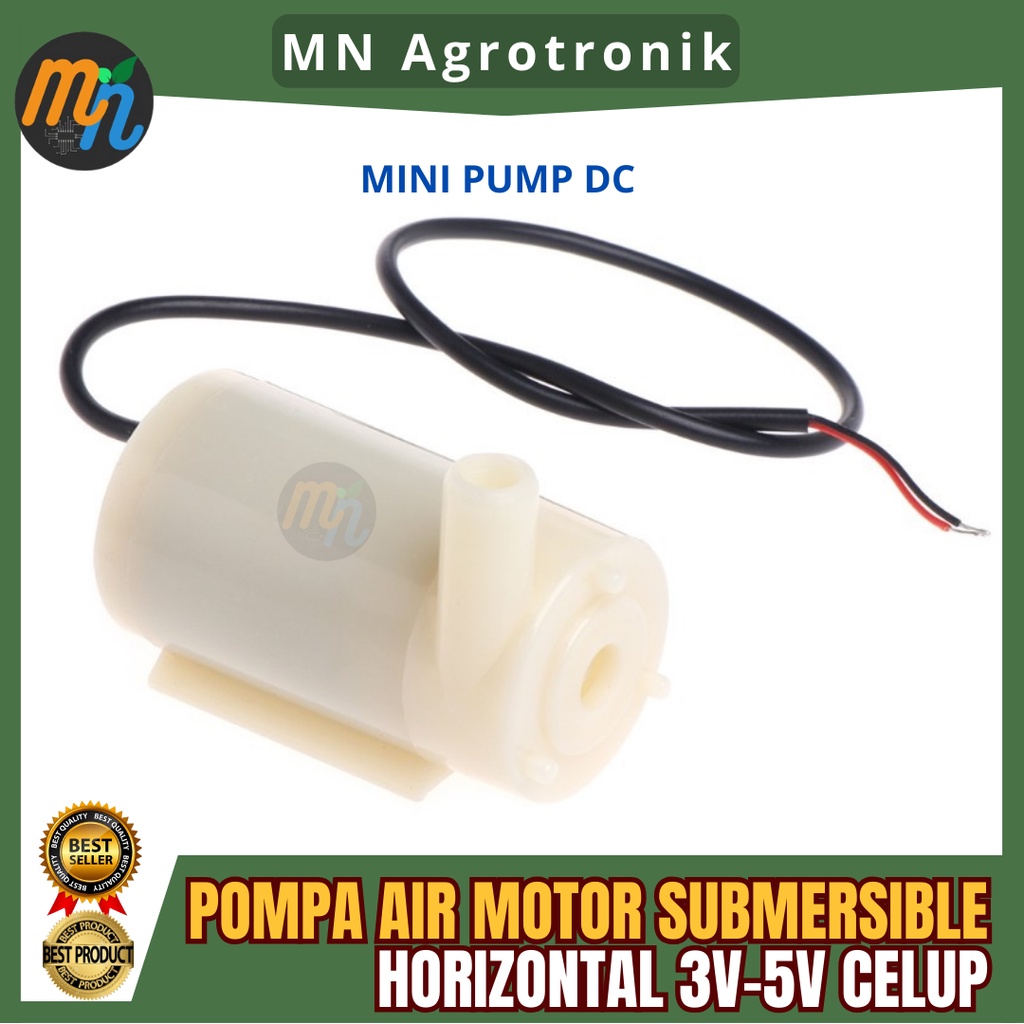 Jual MINI PUMP DC MINI POMPA AIR MOTOR SUBMERSIBLE HORIZONTAL 3V-5V ...