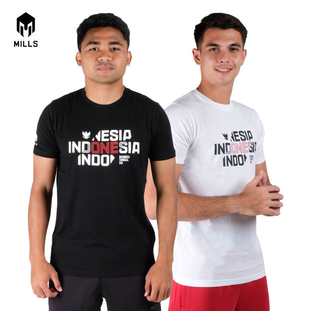 Jual MILLS Timnas Indonesia T-Shirt 29015INA | Shopee Indonesia