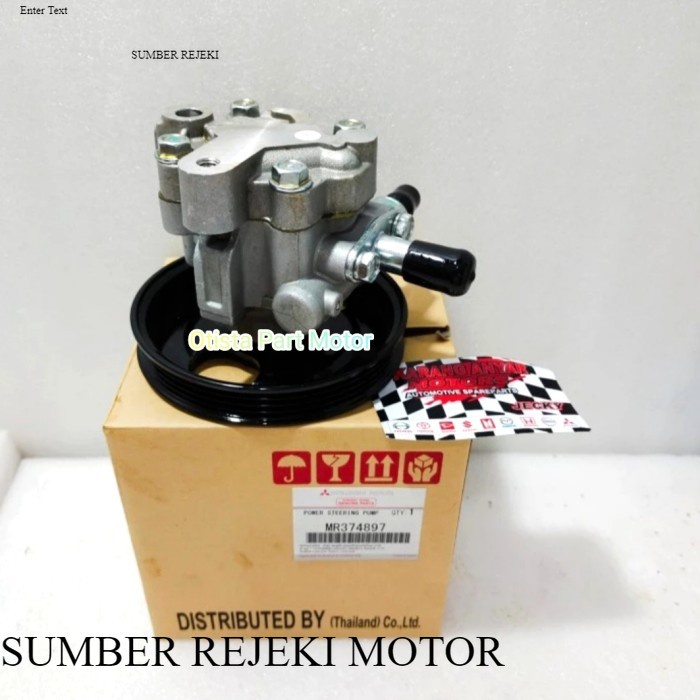 Jual POMPA POWER STEERING MITSUBISHI L200 2.5 2500cc K74T MR 374897 ...