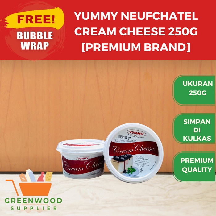 Jual Yummy Neufchatel Cream Cheese 250G [PREMIUM CHEESE] | Shopee Indonesia