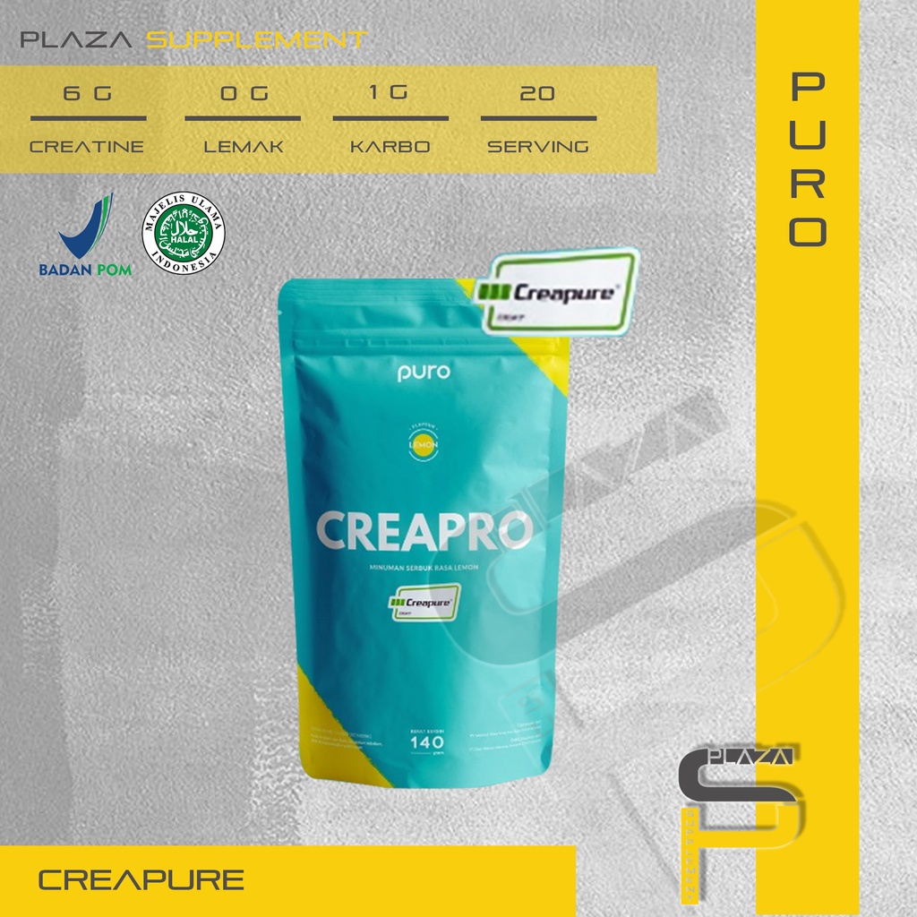 Jual Puro Creatine Monohydrate Creapro Creapure Mesh 80 - 20 Serving ...