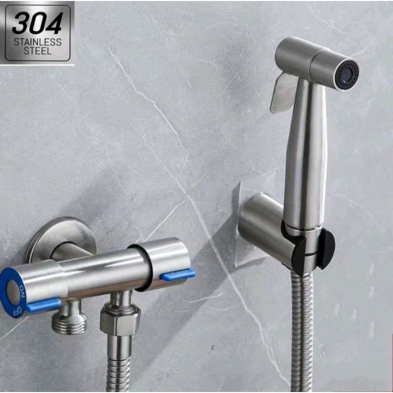 Jual Paket Bundle Jet Shower 1 Set Sus 304 Kloset Jet Shower Kamar Mandi Semprotan Toilet Duduk ...