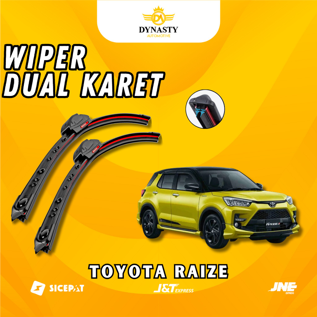 Jual 2 PCS Wiper Dual Karet - Toyota Raize / All New Raize - Double ...