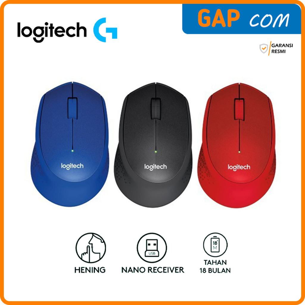 Jual Logitech M331 Office Silent Plus Wireless Mouse | Shopee Indonesia